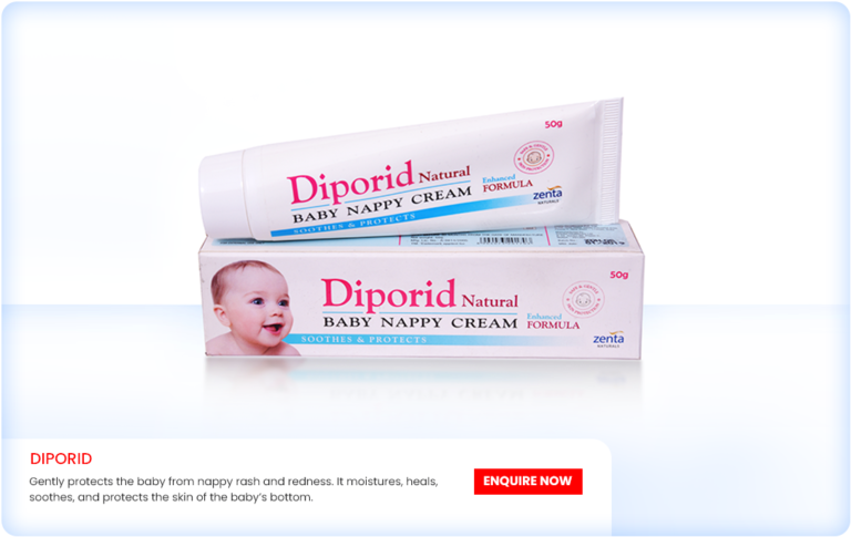 Diporid Nappy Cream I Say bye to a nappy rash I Zenta